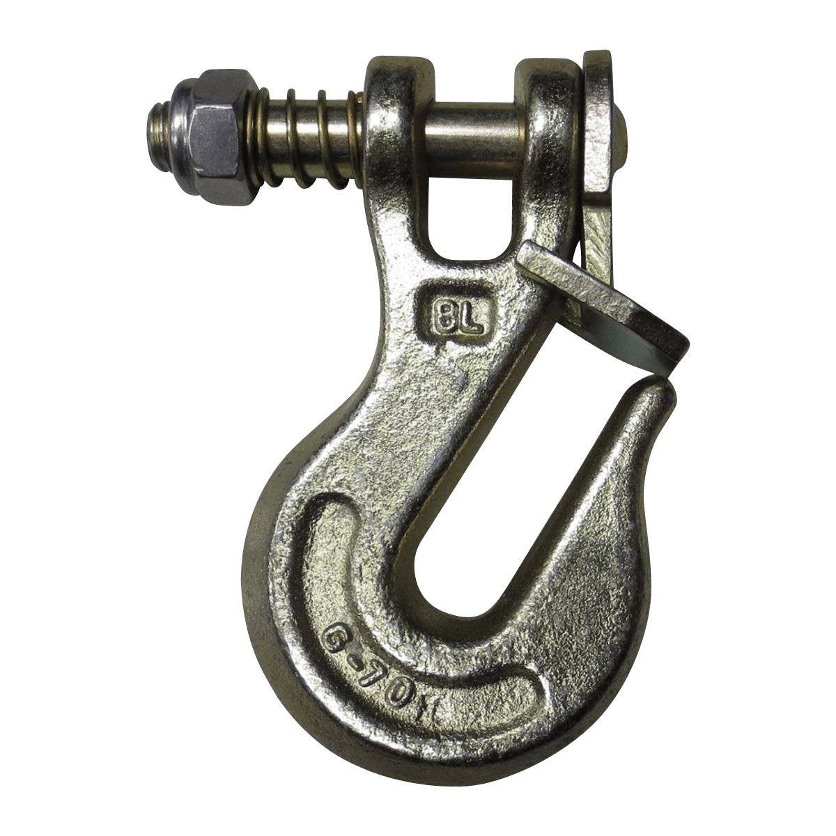 3/8" G70 Clevis Grab Hook with Keeper - Verduyn Tarps - Canada